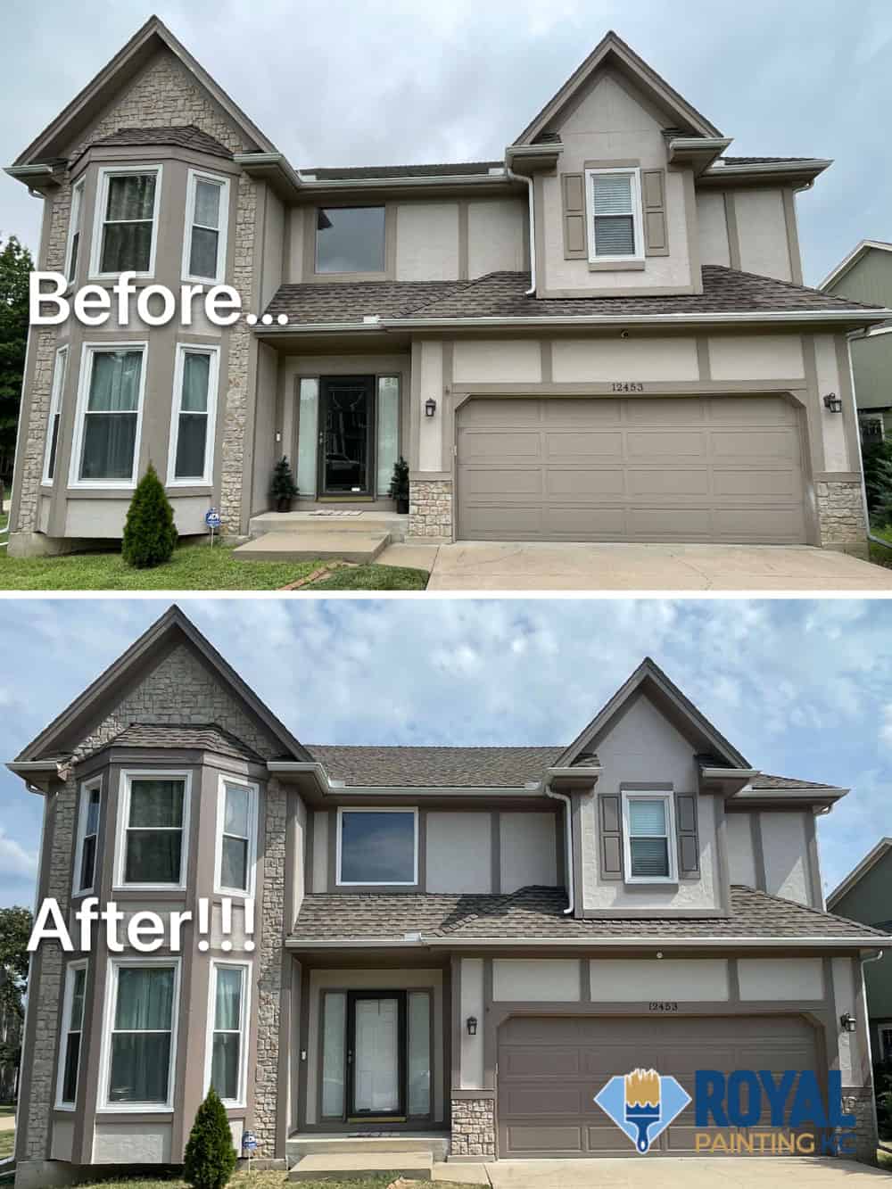 Exterior Trim Update - Royal Painting KC